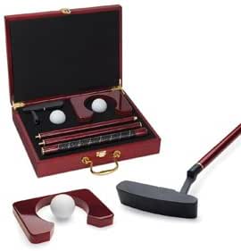 Amazon.com : Executive Putter Wood Grain Golf Box Set : Golf Club ...