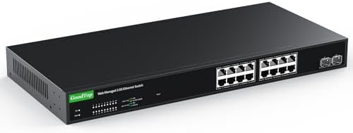 Amazon.com: 8 Port 10G SFP Managed Switch, VIMIN 10G SFP Network ...