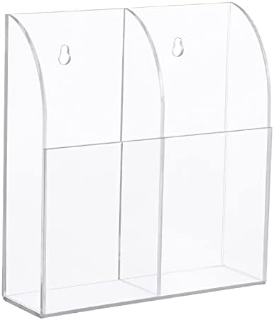 Amazon.com: Hipiwe Wall Mount Remote Control Holder Clear Acrylic Media ...