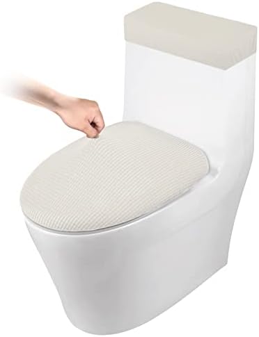Amazon.com: Toilet Lid Cover and Toilet Tank Cover Stretch Toilet ...