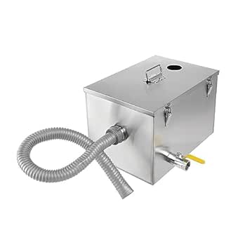 Fettabscheider für Küchenspüle Kommerzieller Fettabscheider, Edelstahl ...