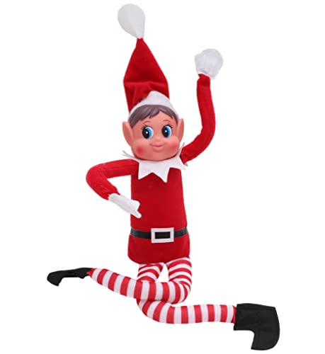 Toyland Elves Behavin Badly Set of 2-12 Inch Girl Elf & Boy Elf Bend ...