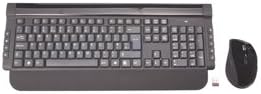 MAPLIN Slim Wireless Multimedia Keyboard Mouse Deskset 2.4 GHz 10m ...