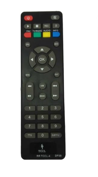 Buy Tccl DF00 Compatible Setup Box Remote Online at Low Prices in India ...