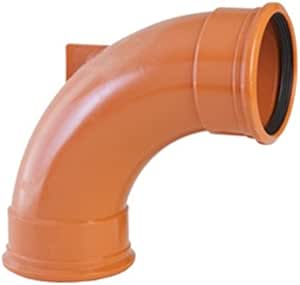 Amazon.com: 110mm Underground Drainage Double Socket Rest Bend 87.5 Degrees
