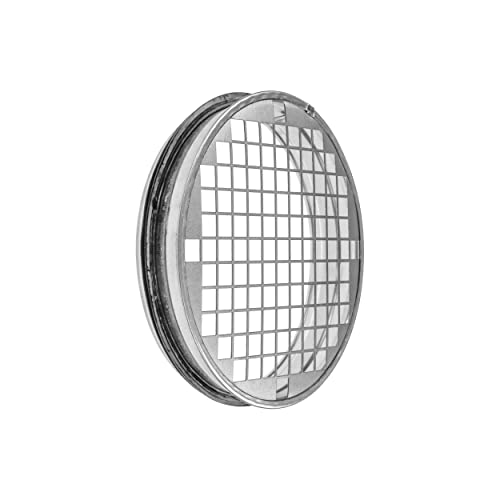 Snapklik.com : 6 Inch (net 3/8 X 3/8 In) Steel Mesh Duct End Cap