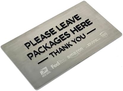 Amazon.com: Kubik Letters Delivery Signs for Packages, Please Leave ...