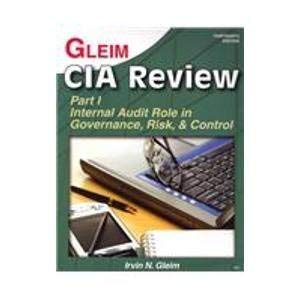 Amazon.com: Gleim CIA Review: Part I Internal Audit Role in Governance ...