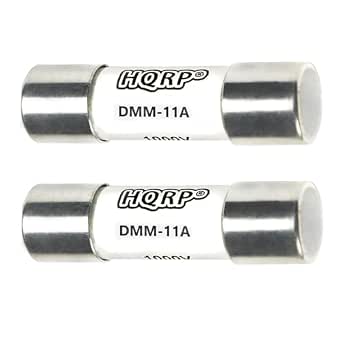 HQRP 2-Pack DMM-11A Fast-Acting Digital Multimeter Fuse 11 Amp 1000 ...