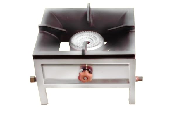 Efficient Cooking Power Steel Square Single High Flame Burner ...