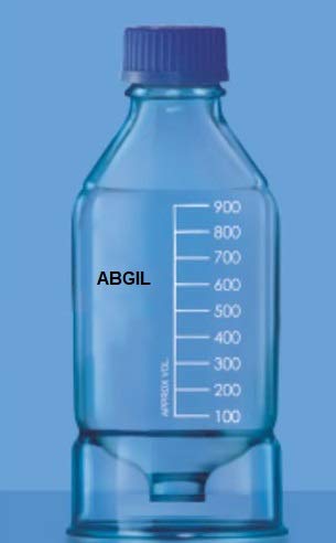 ABG BOROSILECATE GLASS HPLC MOBILE PHASE BOTTLE CAPACITY 1000ML. ONE ...