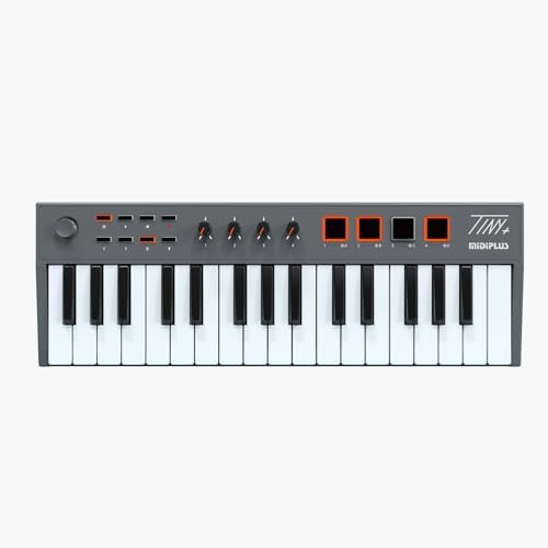 Kadence Midiplus Tiny+ MIDI Keyboard with PADS 32 mini keys USB ...