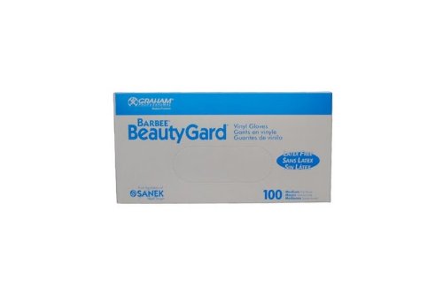 Graham Barbee Beauty Gard Large Vinyl Gloves, 100 Count : Amazon.in ...