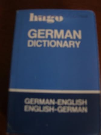German Dictionary (Hugo's Pocket Dictionaries): 9780935161731: Amazon ...