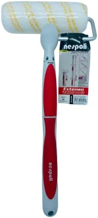 Nespoli Farbroller, tropffrei, 18 cm, lang, mit Teleskopgriff, 36 cm ...