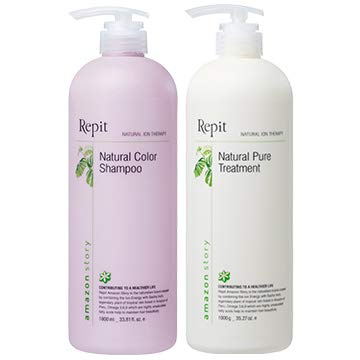 Amazon.com : Repit Natural Ion Therapy Color Shampoo and Treatment Set ...