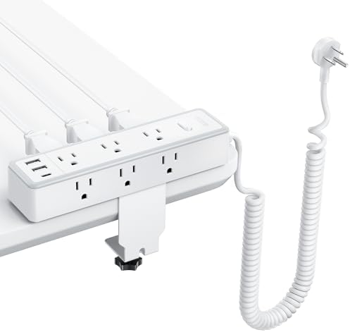 Amazon.com: 12 in 1 Standing Desk Power Strip, NTONPOWER 10ft Extension ...