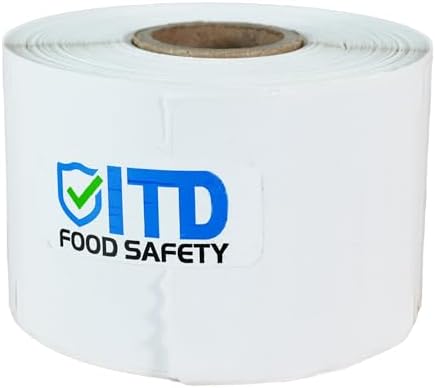 Amazon.com : 2" x 2" Dissolvable Labels, White Direct Thermal Food ...