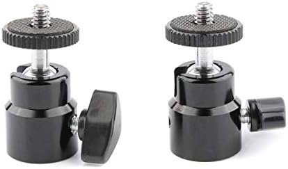 Amazon.com : Universal 1/4" Swivel Mini Ball Head Screw Tripod Mount ...