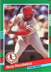 Amazon.com: 1991 Donruss Baseball Card #446 Terry Pendleton ...