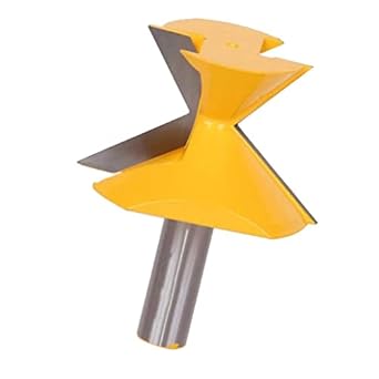 90 Degree Chamfer Edge Forming Router Bit - 1/2 Shank : Amazon.in: Home ...