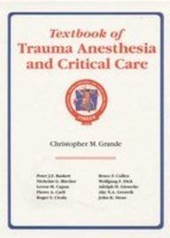 Amazon | Textbook of Trauma Anesthesia and Critical Care | Grande ...