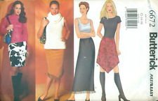 Butterick Pattern #6672 SIZE: 18-20-22 *MISSES'/MISSES' PETITE SKIRT ...