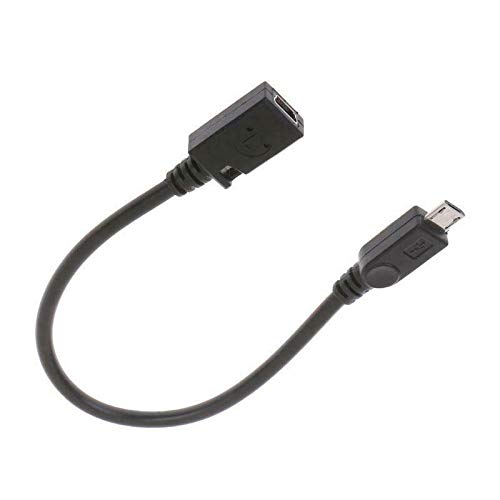 HKeCart - Micro USB Male to Mini USB Female Lead Adapter Extender Cable ...