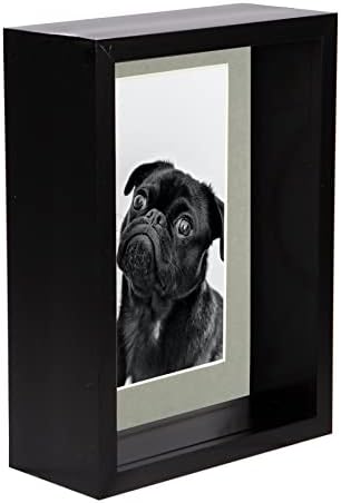 Nicola Spring 3D Shadow Box Photo Frame - 5 x 7" (12 x 17cm) - Pack of ...