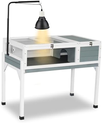 Amazon.com : Luyitton Tortoise Habitat Enclosure Turtle House Indoor ...