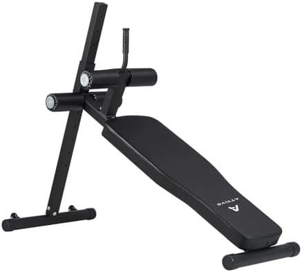 ATTIVO Sit Up Bench for Core Workouts and Decline Bench Press ...