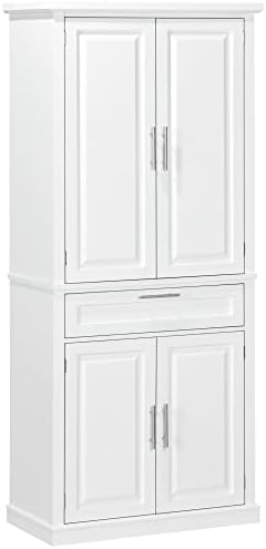 HOMCOM 72" Buffet Cabinet, Freestanding Kitchen Pantry, Storage Cabinet ...