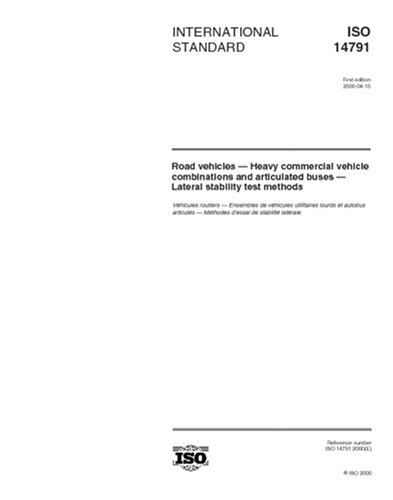 ISO 14791:2000, Road vehicles - Heavy commercial vehicle combinations ...
