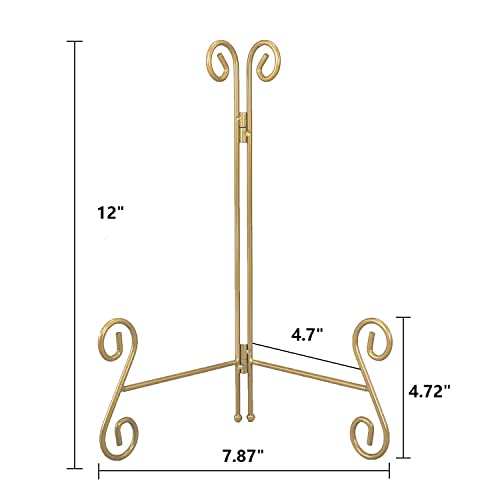 Snapklik.com : QIMOND Plate Holder Display Stand, 12 Inch Plate Stands ...