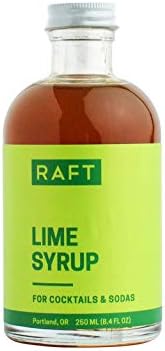 Amazon.com: Raft Lime Syrup for Cocktails and Sodas, 250ml : Grocery ...