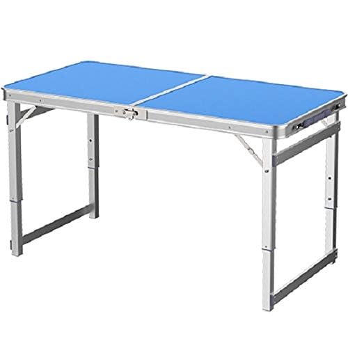 Aluminium Folding Multipurpose Travel Table, 4 x 2 ft (Blue, 4 x 2 ft ...