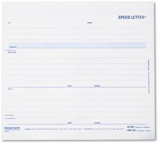 Rediform - Speed Letters, 7 x 8 1/2, Three-Part Carbonless, 250 Forms ...