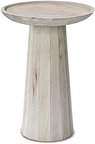 Amazon.com: SIMPLIHOME Dayton SOLID MANGO WOOD 13 inch Wide Round ...