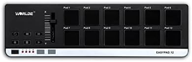 Worlde Easypad - Midi Controller with USB and 12 Touch Sensitive Pads ...