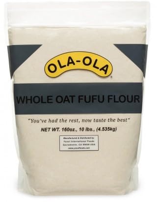 Amazon.com : Ola Ola Oat Fufu/Whole Grain Oat Flour, 5Lbs : Grocery ...