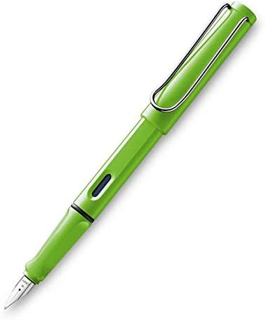 LAMY safari Extra Fine Nib Fountain Pen with Converter Z28 Green ...