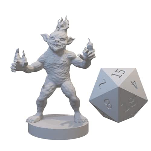Amazon.com: Elemental Miniatures for DND Pathfinder RPG Unpainted Resin ...