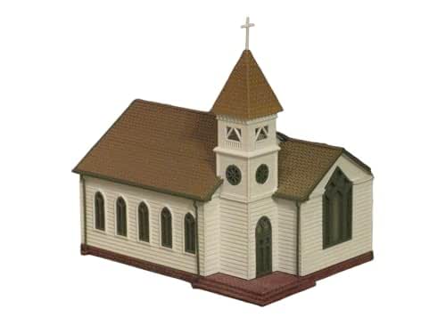 Amazon.com: HO/N Scale Church Model Kit for Train layouts/dioramas/sets ...