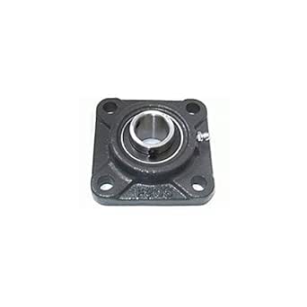Big Bearing UCF207-20 Four Bolt Flange Bearing, 1-1/4" Shaft Size, 4.61" Length, 1.75" Thickness ...