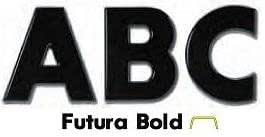 Amazon.com: Gemini Formed Plastic Futura Bold Font Block Style Sign ...