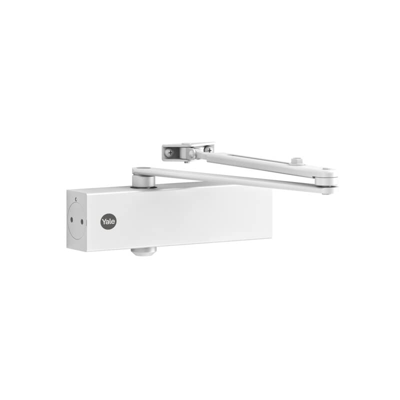 Yale 5500-0004-50 Door Closer with Retainer Arm White 5500 Series Body ...