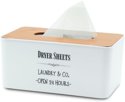 Amazon.com: Dryer Sheet Holder, Acrylic Dryer Sheet Dispenser with ...