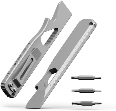 OKNIFE Opry 2 EDC Titanium Multi-Tool, Brechstange mit Taschenclip ...