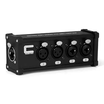 Amazon.com: COLUBER CABLE 4-Channel Audio Signal Extender Box – XLR ...