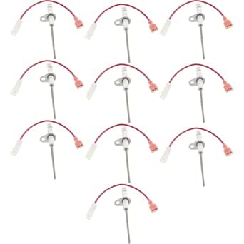 (10 Pack) 903600 - ClimaTek Upgraded Furnace Flame Sensor Rod Replaces ...